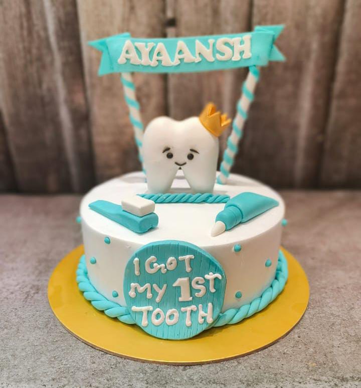First Tooth Celebration Cake – Bonviveur