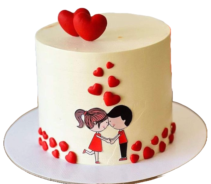 Two Hearts Couple Cake – Bonviveur